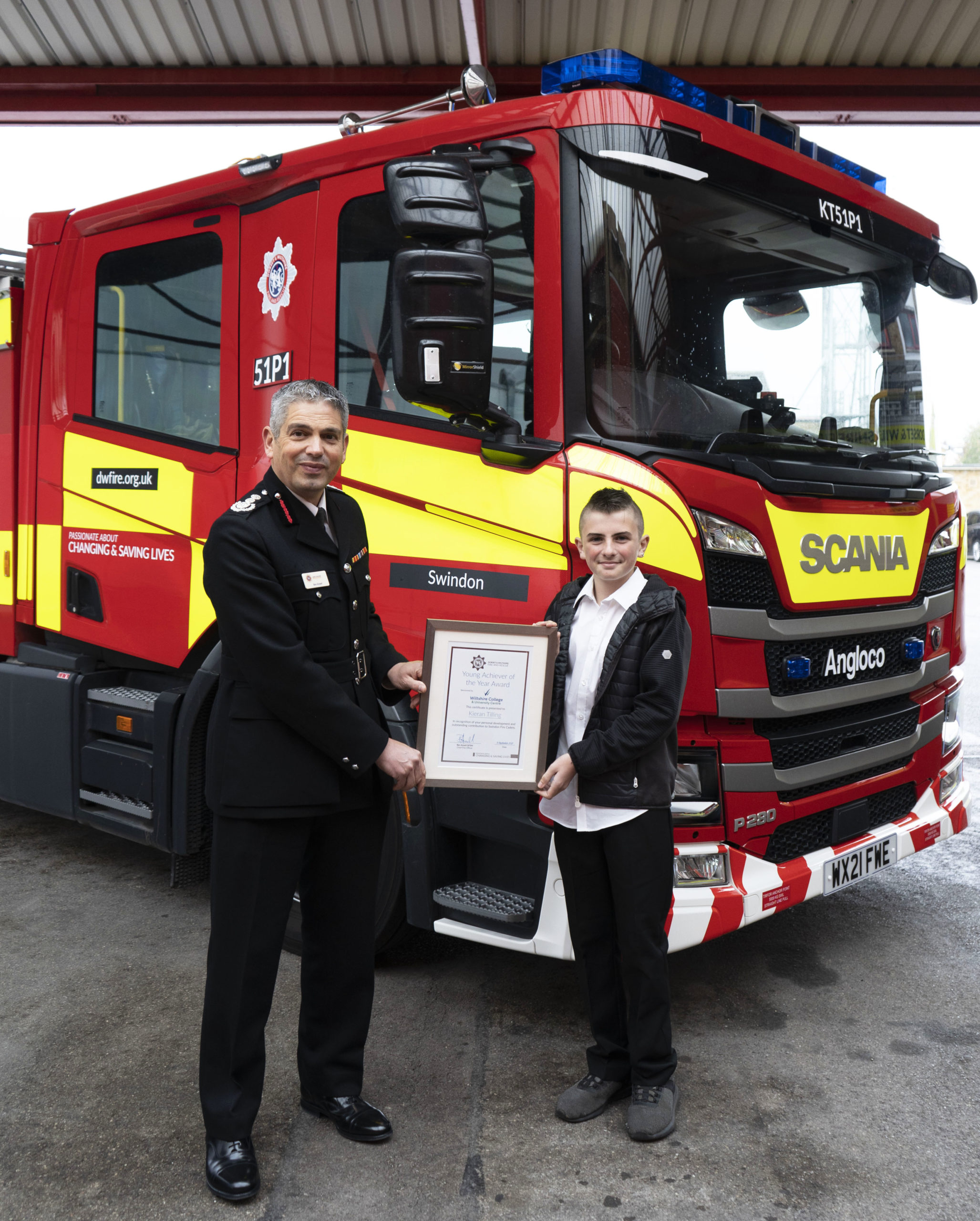 Dorset & Wiltshire Fire Service | Young Achiever award for Swindon fire ...