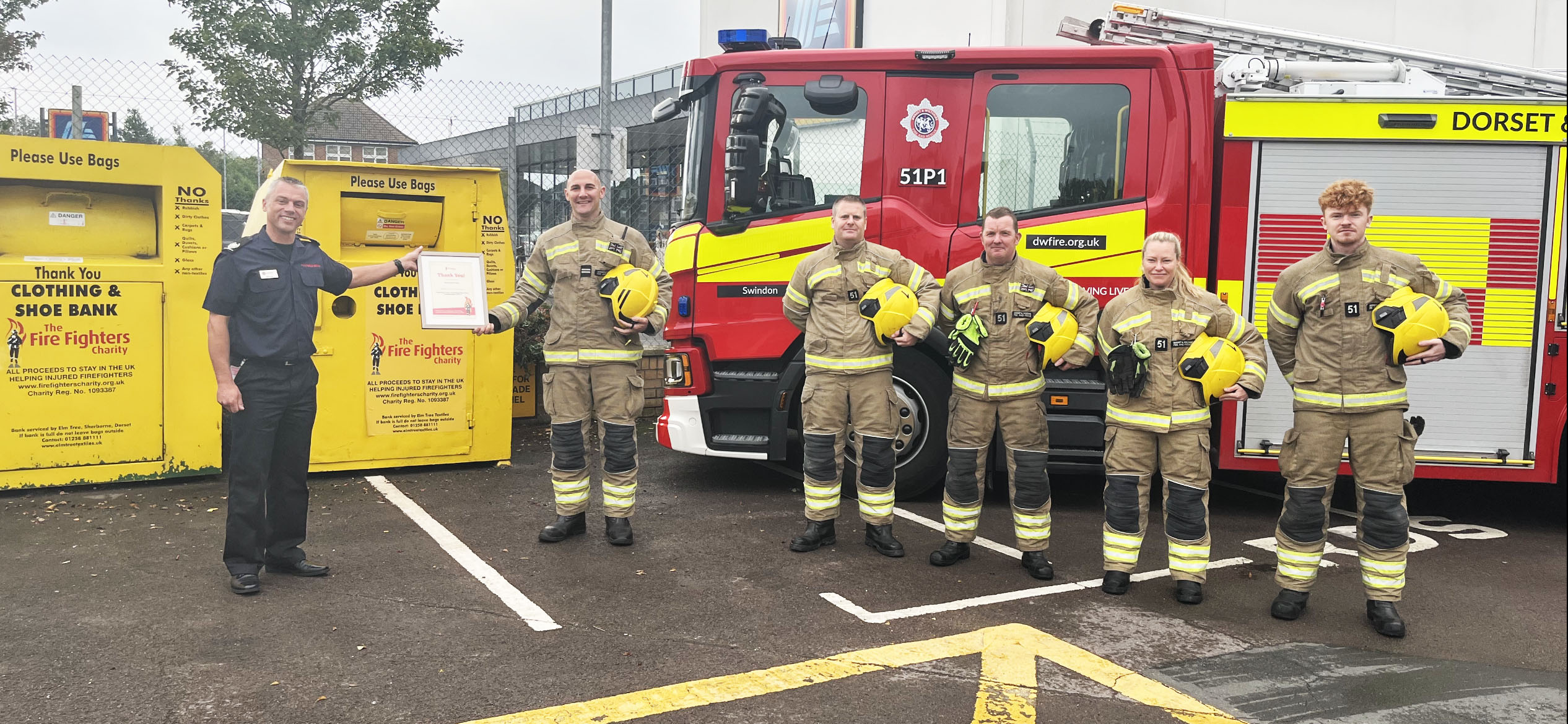 Dorset & Wiltshire Fire Service | Swindon fire station’s recycling success