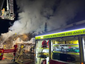 Dorset & Wiltshire Fire Service | Thatch fire, Holt nr Wimborne, Dorset