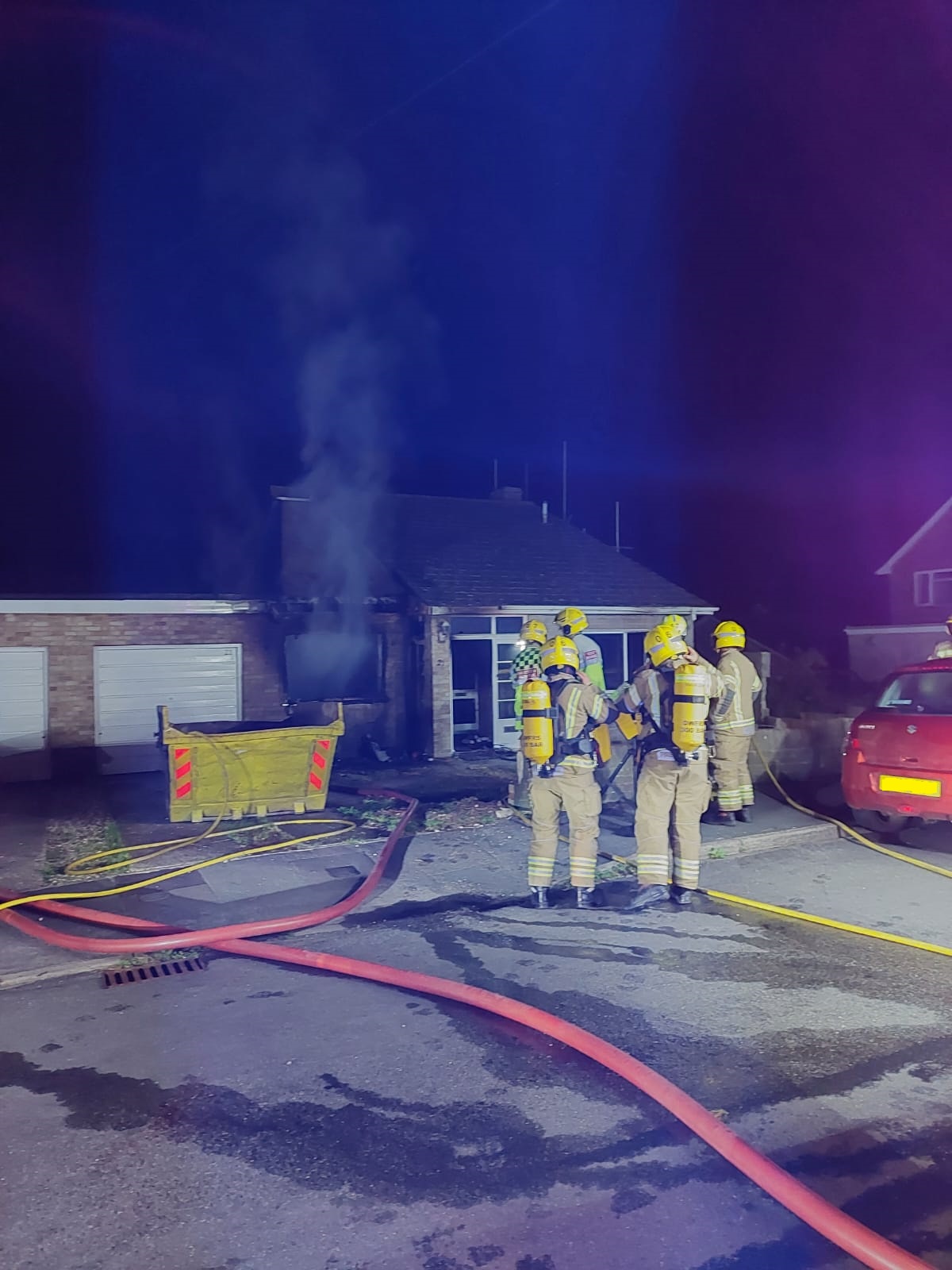 Dorset & Wiltshire Fire Service | Firefighters rescue female from house ...