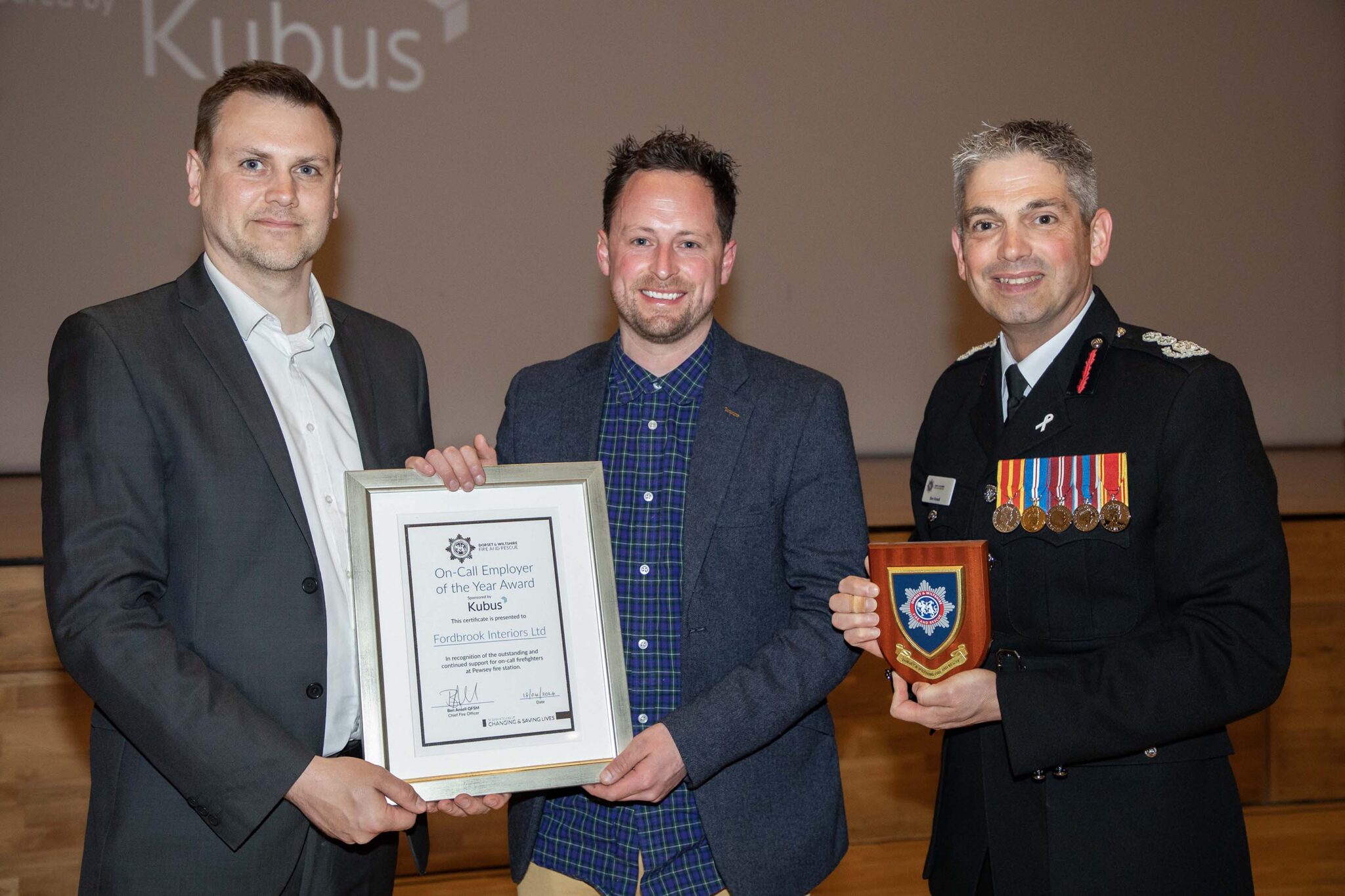 Dorset & Wiltshire Fire Service | Pewsey business recognised for ...