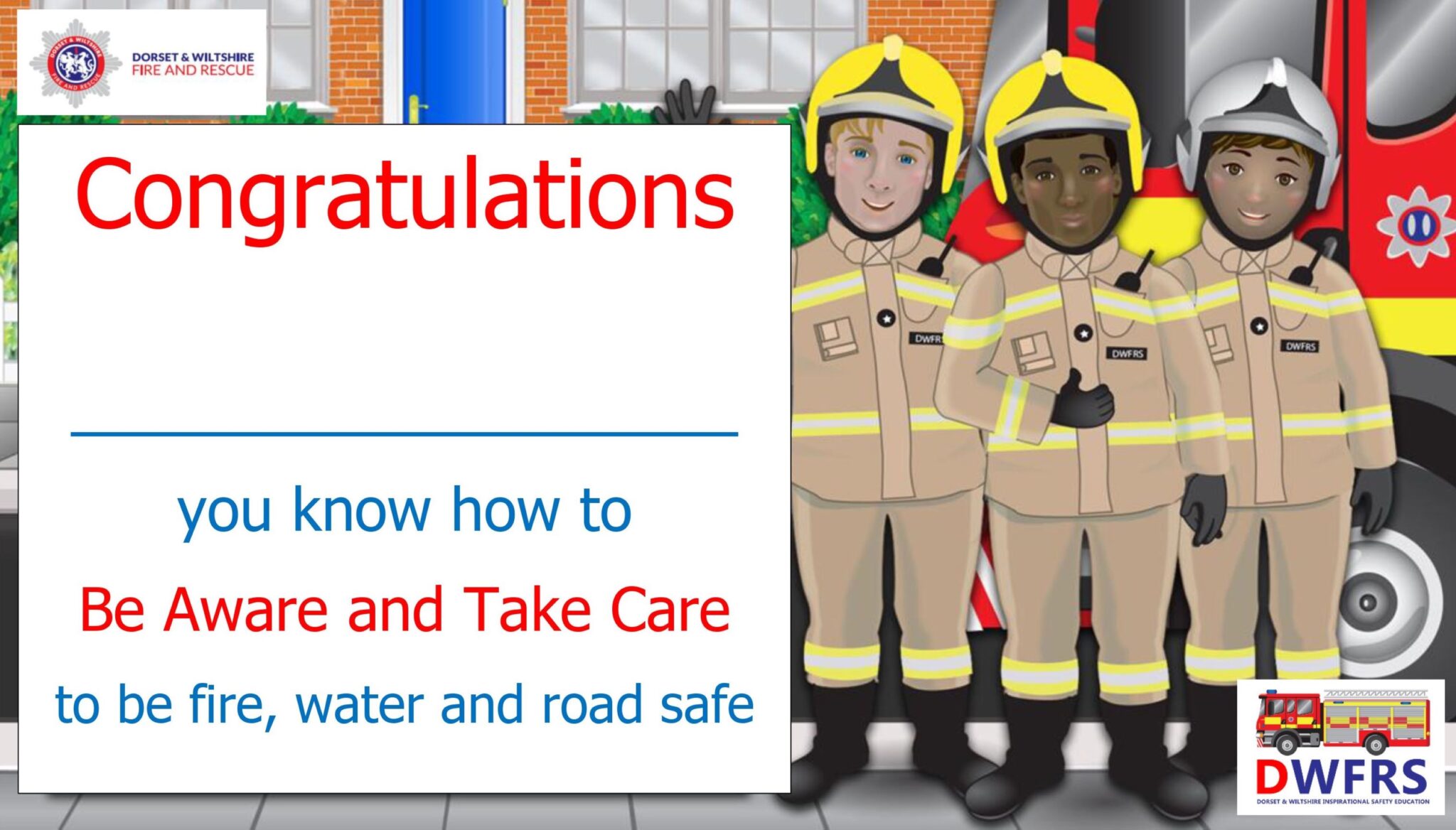 Dorset & Wiltshire Fire Service | Certificates