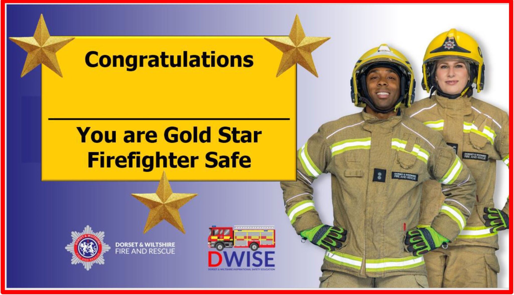 Dorset & Wiltshire Fire Service | Certificates