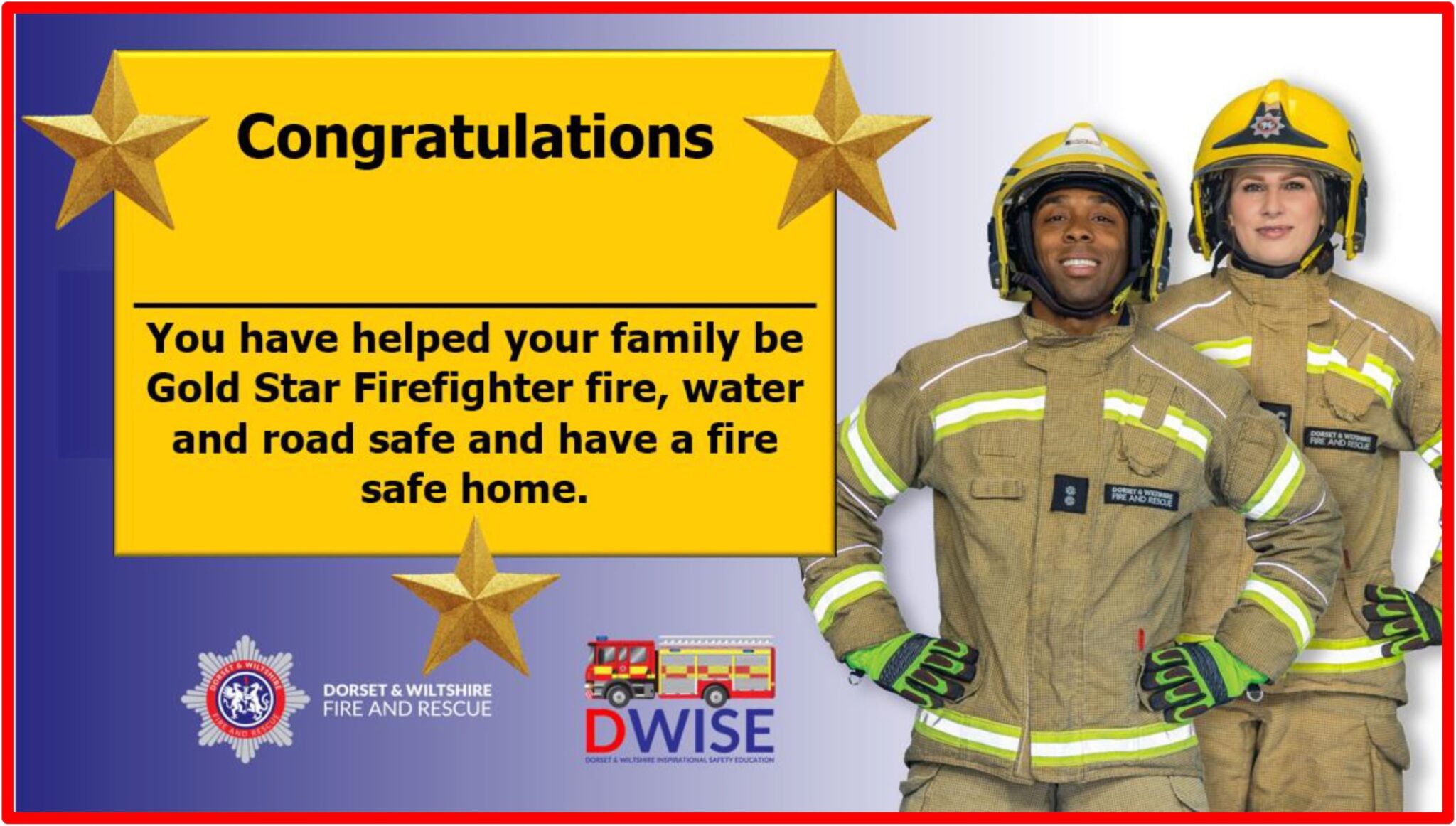 Dorset & Wiltshire Fire and Rescue Service | Certificates